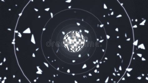 Abstract Background With Glowing Dots And Lines Of Particles Technology And Innovation Concept