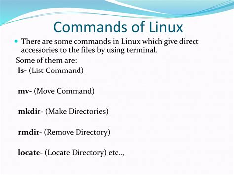 linux operating system ppt pptx operating systems computer software and applications