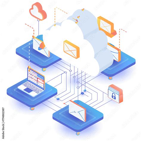 Diagram Of A Phishing Attack Being Blocked By Cloud Security Measures
