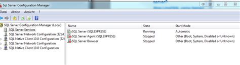 c how do i create a sql server database which is not sql server