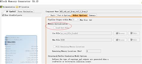 How To Do Memory Initialization For The Axi Block Ram
