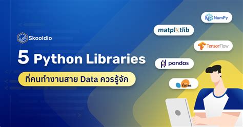 5 Python Libraries ที่คนทำงานสาย Data ควรรู้จัก Skooldio Blog