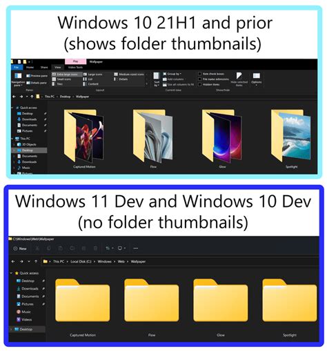 Windows Did Away With Folder Icon Thumbnails And We Did Not Even Notice