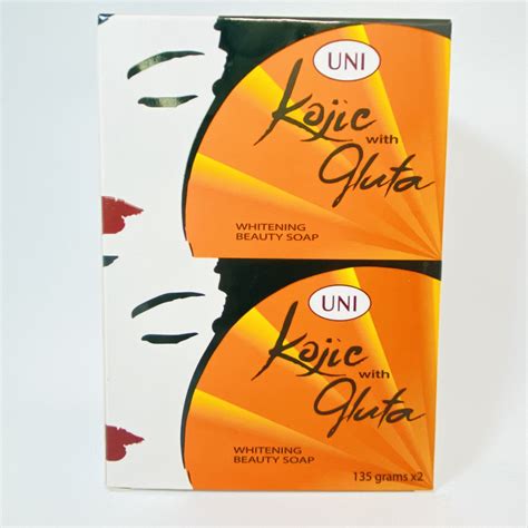 Kojic W Glutathione Whitening Beauty Soap 2x 135g 270grams