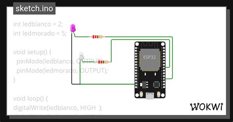 Esp32 Leds Wokwi Esp32 Stm32 Arduino Simulator