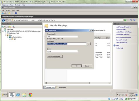 Installing Mercurial On IIS And Python Bit