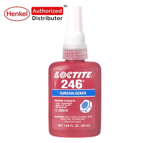 Loctite 246 Anaerobic Adhesive Threadlocker Blue Opaque 50ml Henkel Authorized Distributor Eezee