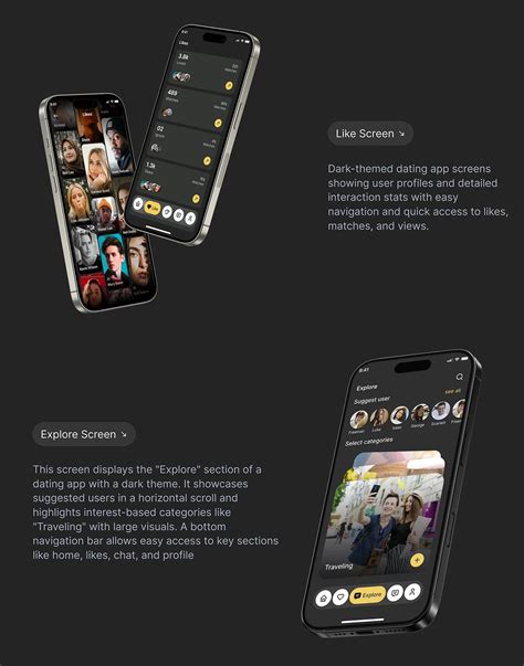 Lovistro Dating App Ui Design Behance