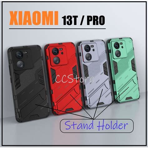 Xiaomi T Pro Military Iron Ring Holder Hard Pc Casing Full Protection Phone Case Drop