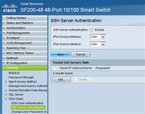 How Step By Step Enable Ssh Service In Switch Small Bussines Cisco Community