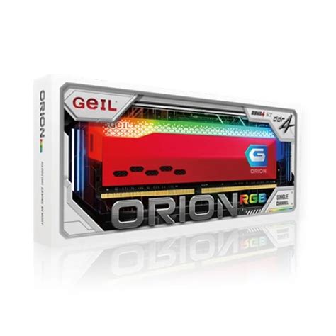 Geil 8GB DDR4 3200MHz Orion RGB Desktop Ram RED UCC BD