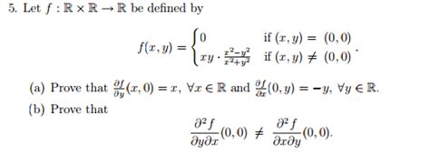 Solved Let F R Times R Rightarrow R Be Defined By F X Chegg Com