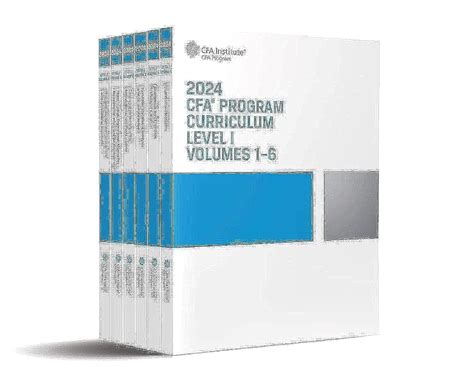Amazon Com 2024 CFA Program Curriculum Level I Box Set 9781953337672 CFA Institute Books