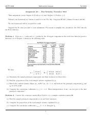 Mastering Multivariate Analysis: Principal Components Assignment | Course Hero