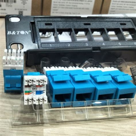 Patch Panel Cat6 UTP 24 cổng BTON ID 70406446 CÔNG TY TNHH CÔNG NGHỆ THƯƠNG MẠI VIỄN