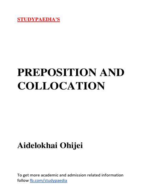 Preposition And Collocation Pdf Preposition And Collocation Pdf