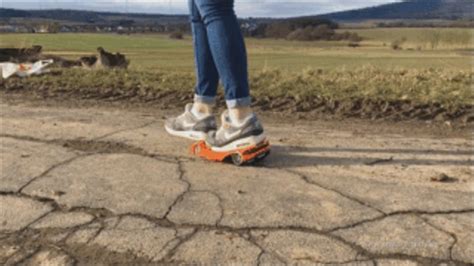 Sneakergirly Jess Crushes A Lamborghini Rc Toy Car Sneakergirl