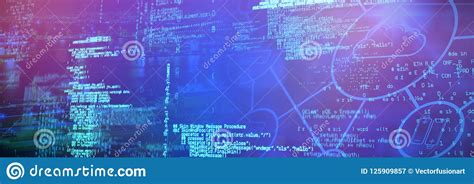 Composite Image Of Network Of Cloud Computing Icons Stock Image Image