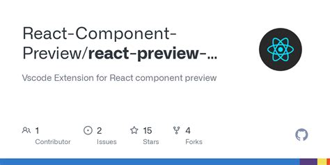 Github React Component Previewreact Preview Extension Vscode