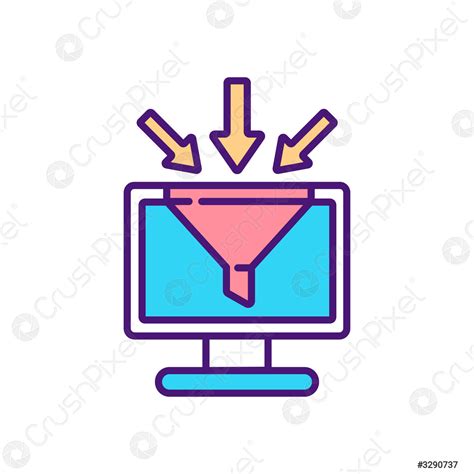Data Storage RGB Color Icon Stock Vector Crushpixel