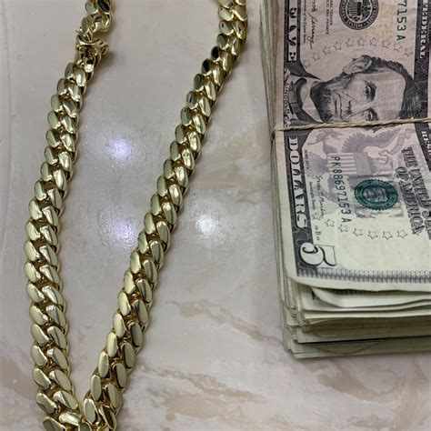 24 Inch Cuban Link Gold Chain Goldchain Cubanlink Depop