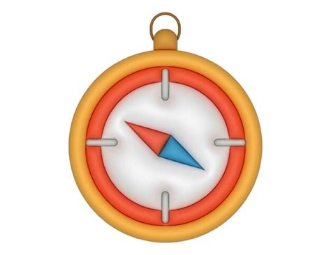 Premium Vector 3d Compass Illustration Vector Design