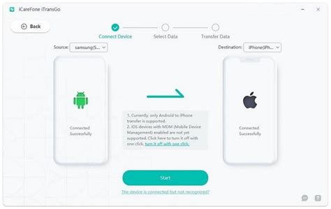 how to transfer data from android to iphone without resetting full