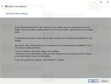 How To Calibrate Display Colors In Windows