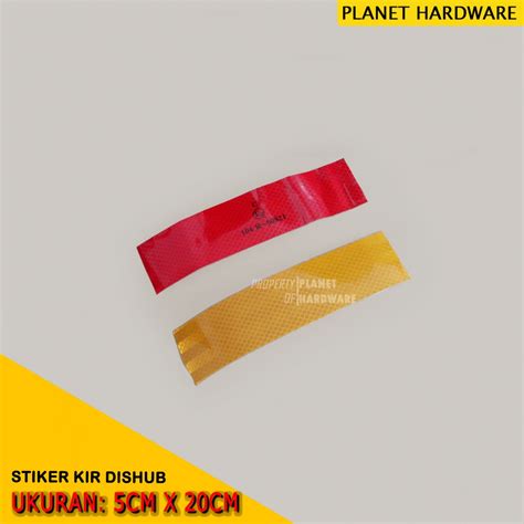 Kir Test Reflector Sticker 20cm Car Dishub Box Shopee Philippines