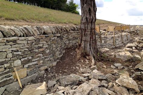 Dry Stone Retaining Wall