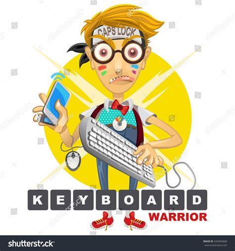 Nerd Geek Keyboard Warrior Illustration Stock Vector Royalty Free Shutterstock Nerd Geek Keyboard Warrior Illustration Stock Vector Royalty Free Shutterstock