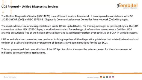 Kwp 2000 And Uds Protocols Analysis And Comparison Pptx