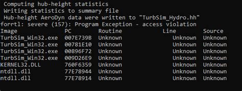 Error In Running Turbsim Page Wind Farm Modeling Nrel Forum