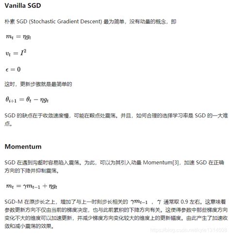 从 sgd 到 adam —— 深度学习优化算法概览 各种优化器 重点 深度优化核心计算库 csdn博客