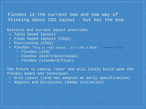 css flexbox flexible box layout pptx web design and html internet
