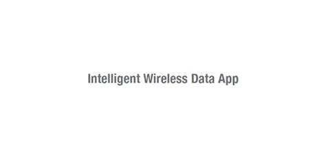 Intelligent Wireless Data App Android App