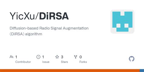 Github Yicxudirsa Diffusion Based Radio Signal Augmentation Dirsa