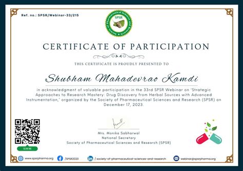 Webinar On Strategic Approaches To Drug Discovery Shubham Kamdi