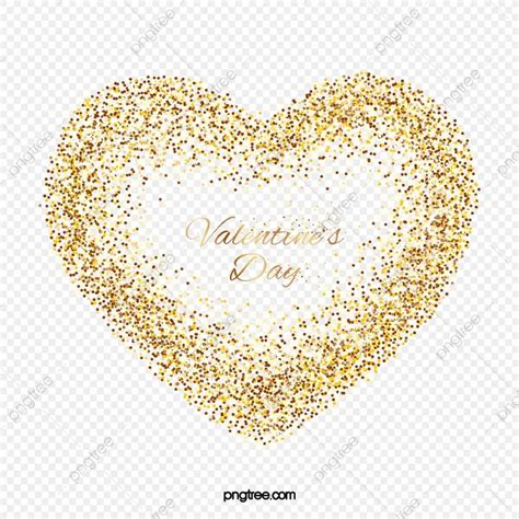 발렌타인 일러스트 데이 사랑 장식 조각 발렌타인 데이 마음 사랑 골든 Png 일러스트 및 Psd 이미지 무료 다운로드 Pngtree