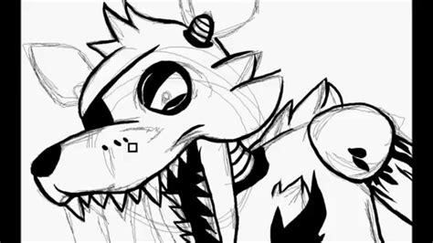 How To Draw Foxy F Naf Coloring Pages Sketch Coloring Page