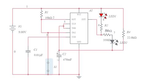 TIMER CIRCUIT Multisim Live