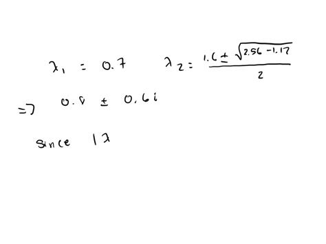 solved for each of the following two matrices determine the replicator