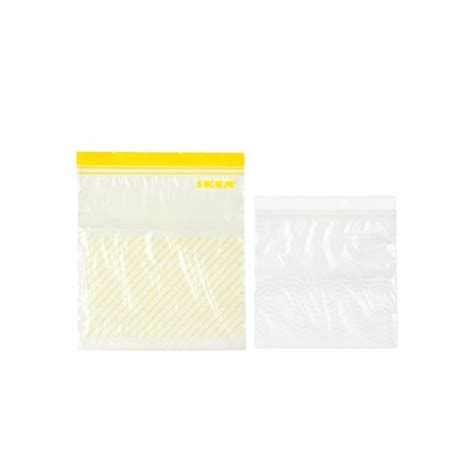 Ikea Resealable Bag Ziplock Bag Istad 1 2l White Only Shopee