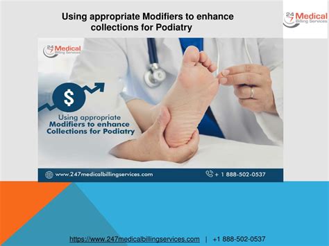 PPT Using Appropriate Modifiers To Enhance Collections For Podiatry PowerPoint Presentation
