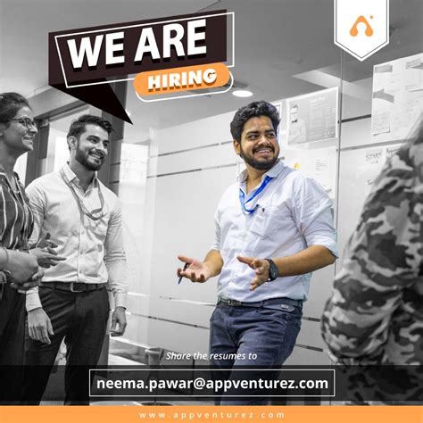 Neema Pawar On Linkedin Appventurez Is Hiring We Are Looking For