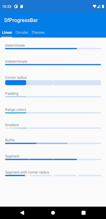 Xamarinforms Why Is The Xamarin Linear Progress Bar Cut In Half When