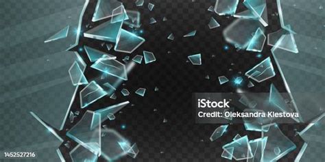 깨진 유리 벡터 산산조각 폭발 날카로운 얼음 조각 투명한 배경에 3d 파편 벡터에 대한 스톡 벡터 아트 및 기타 이미지 벡터 깨짐 바람막이 창 Istock