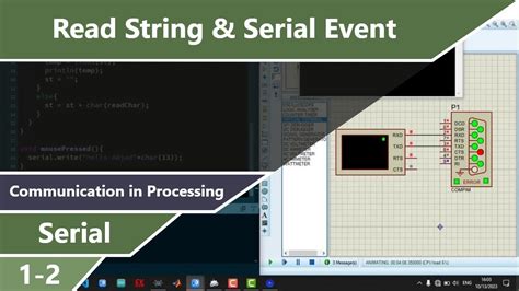 1 2 Serial Serialevent And Read String Youtube
