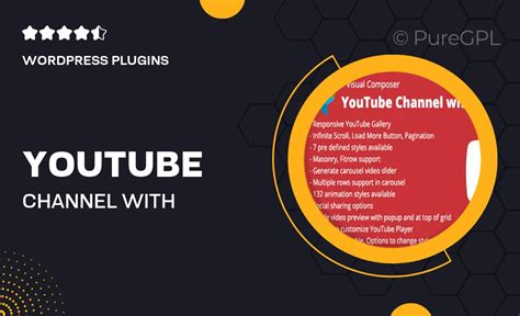 YouTube Channel With Carousel Visual Composer