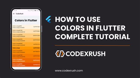 How To Use Colors Effectively In Flutter 2025 Complete Guide Codexrush